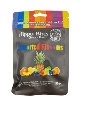 Hippo Bites - Assorted Flavours - 300mg-1000mg THC Edibles - The ...