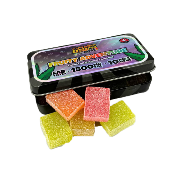 THC Gummy – High Dose – 1500MG – Fruity Adventure - The Natural Remedy